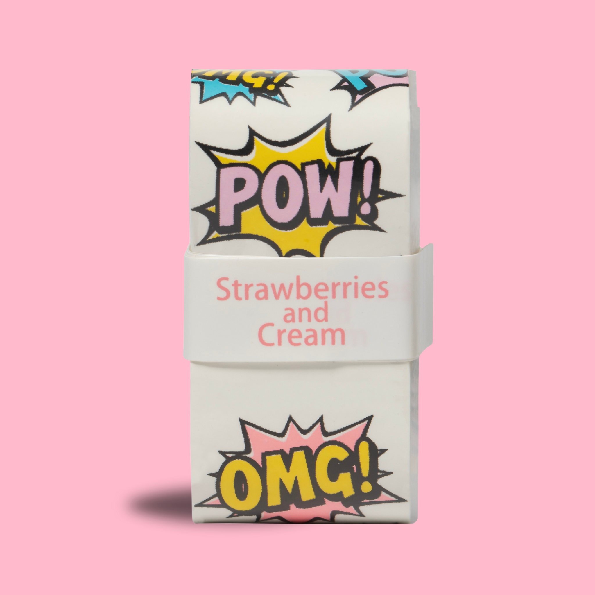 Pink POW Tacky Overgrip — Single Racquet Grip – Strawberries and Cream®